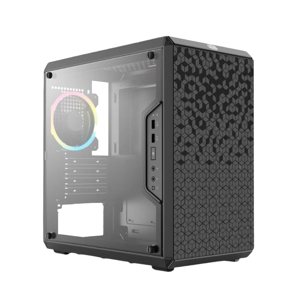 GABINETE COOLER MASTER Q300L MINI TOWER MATX BLANCO 1XFAN