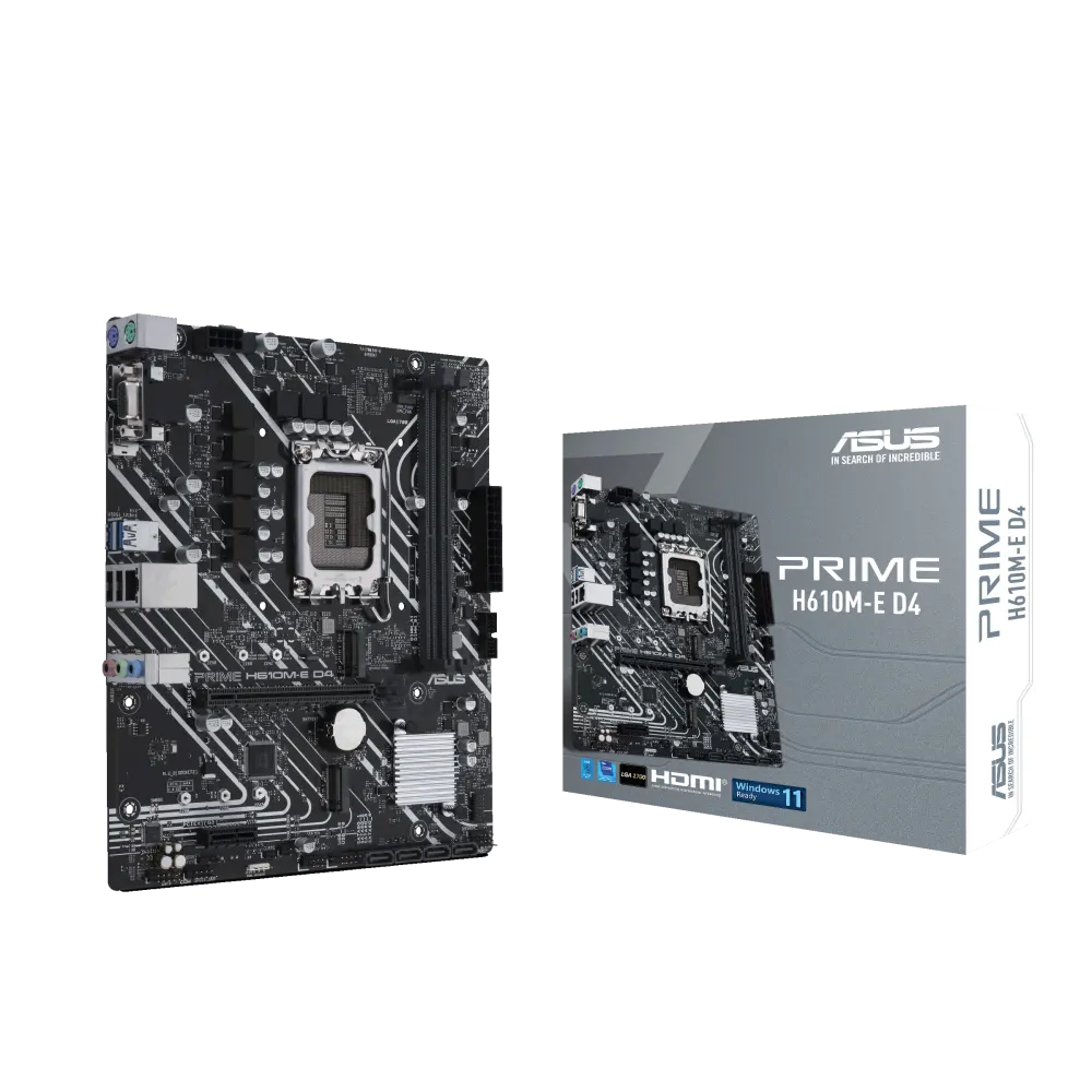 MOTHERBOARD ASUS PRIME H610M-E D4 DDR4 MATX INTEL 12ª 13ª 14ª LGA1700
